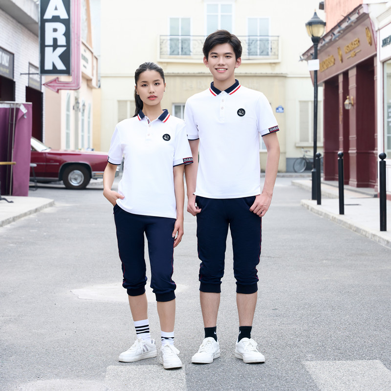SU-040 new school uniform blue summer chidren POLO set - Chinee Garment ...